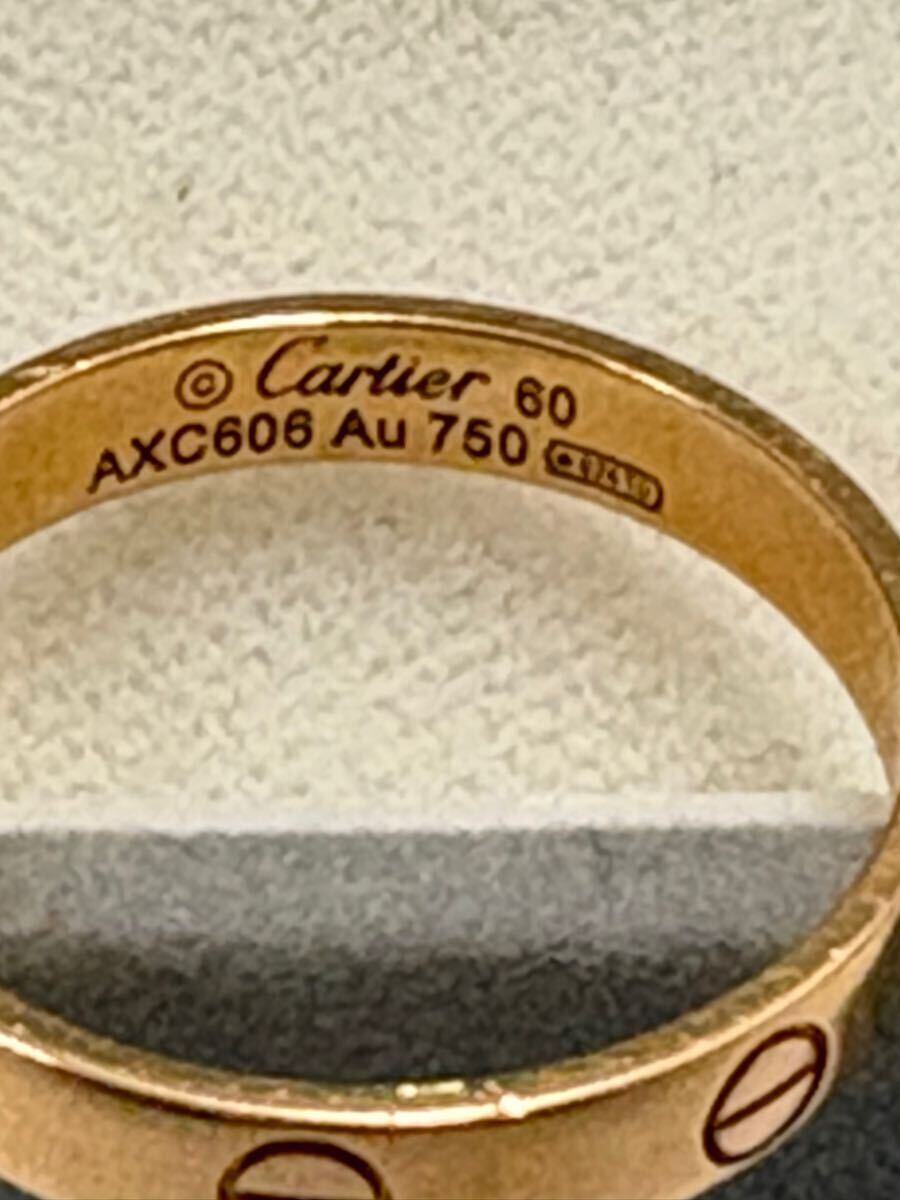 Cartier カルティエ ラブリング AU 750 刻印 総重量3.55g 60 指輪 K18(ゴールド)｜売買されたオークション情報、yahooの商品情報をアーカイブ公開 - オークファン ...