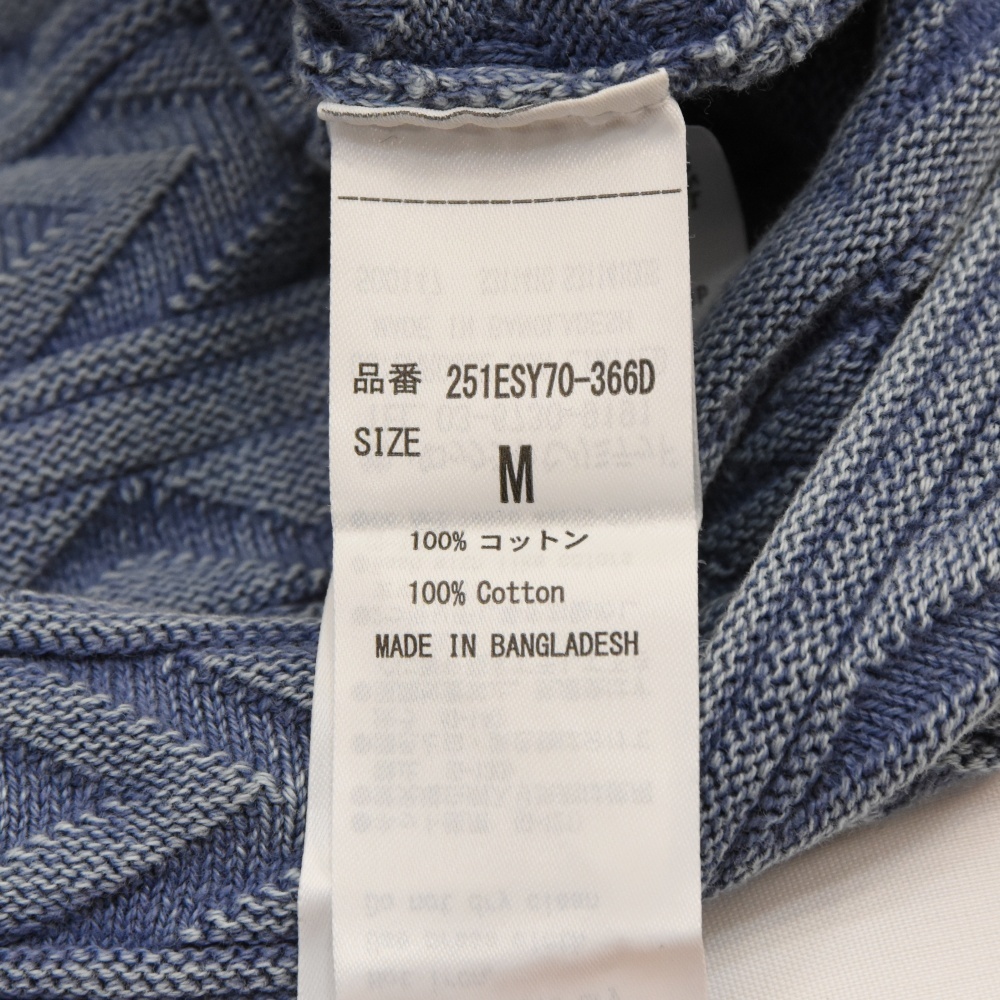 Yahoo!オークション - AZUL BY MOUSSY Vネックコットンニットカットソ...