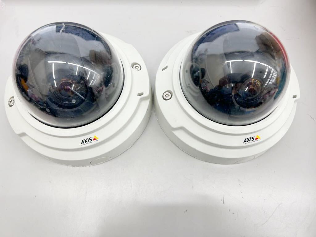 Yahoo!オークション - 10198)2台セット AXIS アクシス 固定ドームネッ...