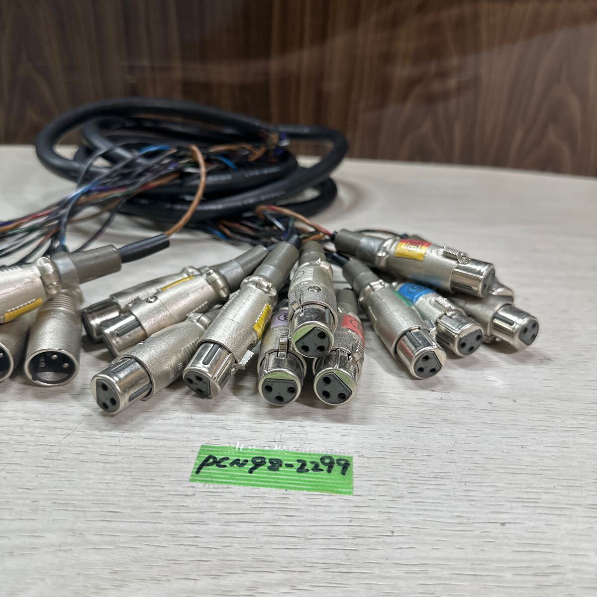 Yahoo!オークション - PCN98-2299 激安 XLRケーブル マルチケーブル CA...