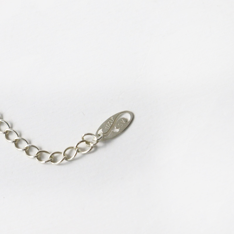 Yahoo!オークション - UZU ウズ 石付き シルバーチェーンネックレス 92...