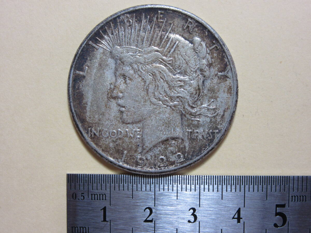 Yahoo!オークション - 12 アメリカ ONE DOLLAR銀貨 1922年...