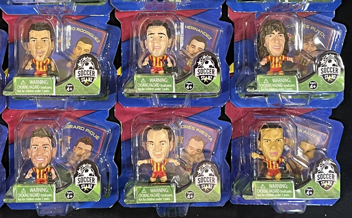 Yahoo!オークション - (Y96)Soccerstarz BARCELONA 36 Blister set バ...