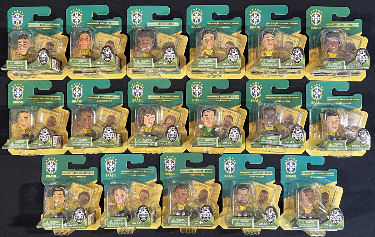 Yahoo!オークション - (Y55)Soccerstarz BRAZIL 17 Blister set ブラジ...
