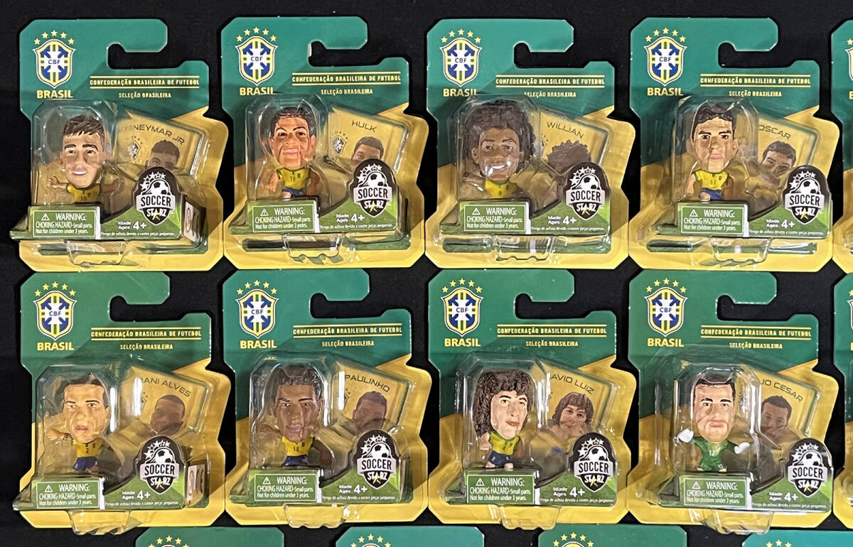 Yahoo!オークション - (Y55)Soccerstarz BRAZIL 17 Blister set ブラジ...