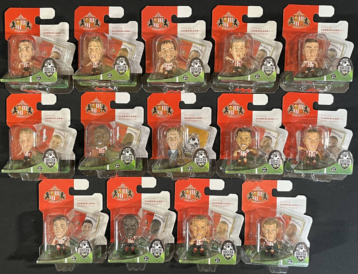 Yahoo!オークション - (Y52)Soccerstarz SUNDERLAND 14 Blister set サ...
