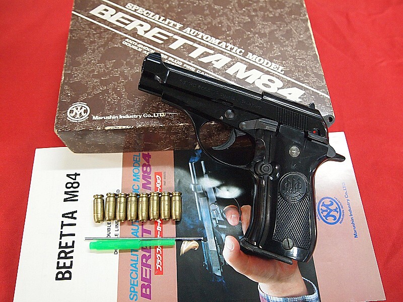 Yahoo!オークション - マルシン モデルガン ベレッタ M84 PFC 発火式 A...