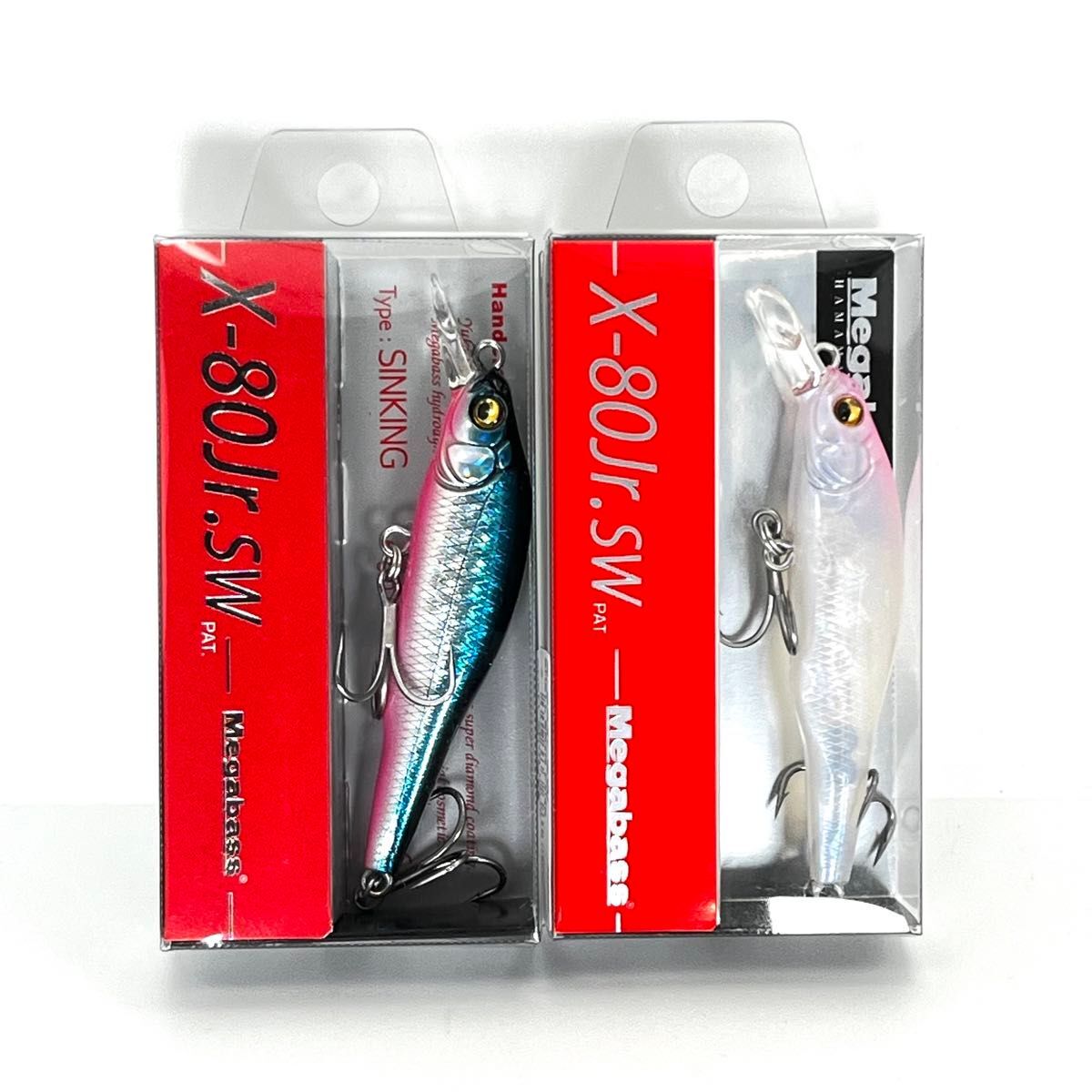 Yahoo!オークション - 土曜終了 メガバス X-80Jr SW 2個セット 未開封...