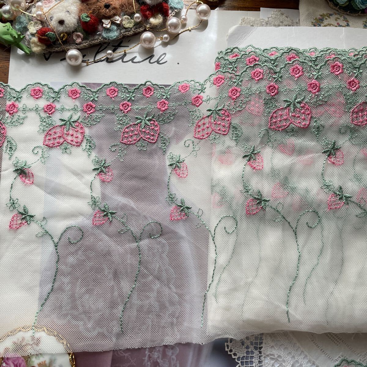 Yahoo!オークション - 1m チュールレース Q2-61