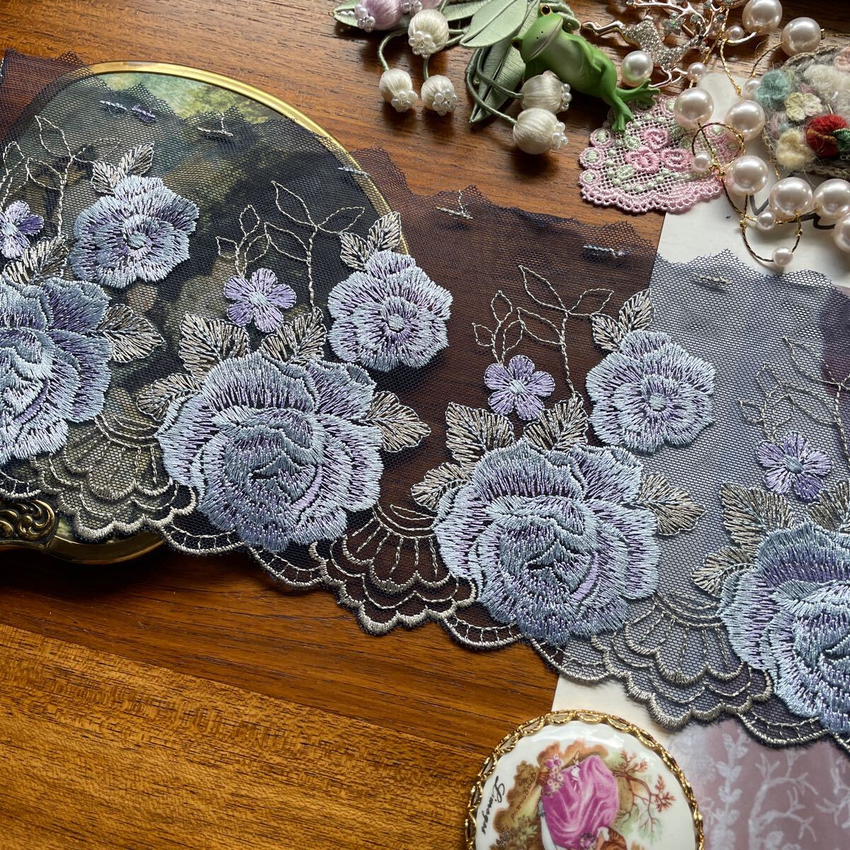 Yahoo!オークション - 1m チュールレース Q2-115