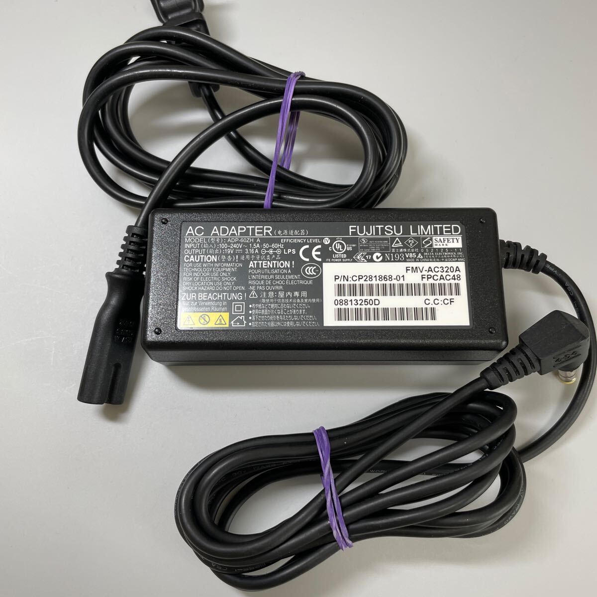 No.2230 富士通 ACアダプター ADP-60ZH A FUJITSU FMV-AC320A 19V(変圧器、アダプター)｜売買されたオークション情報、yahooの商品情報をアーカイブ ...