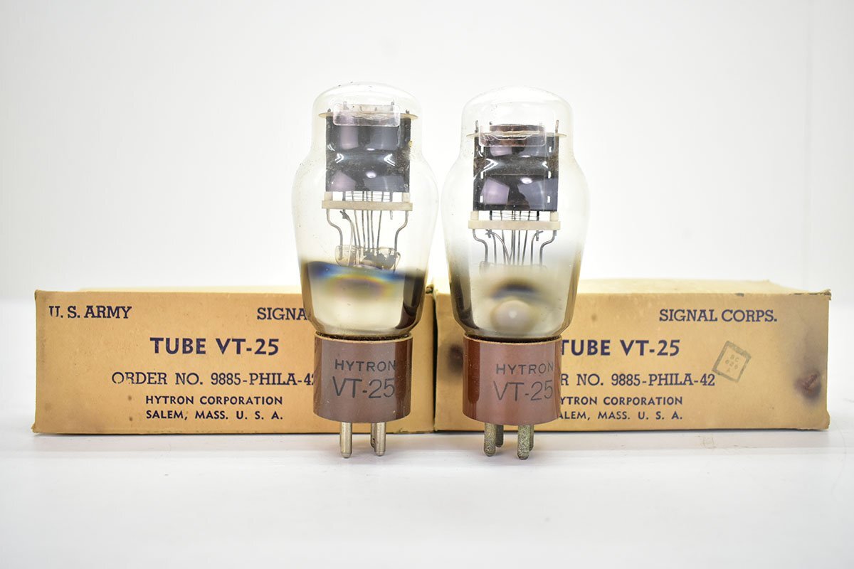 Yahoo!オークション - HYTRON VT-25 真空管 元箱付 2点まとめて[ハイト...