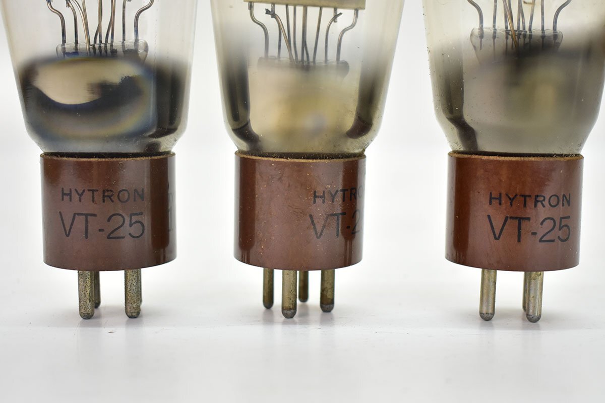 Yahoo!オークション - HYTRON VT-25 真空管 元箱付 3点まとめて[ハイト...