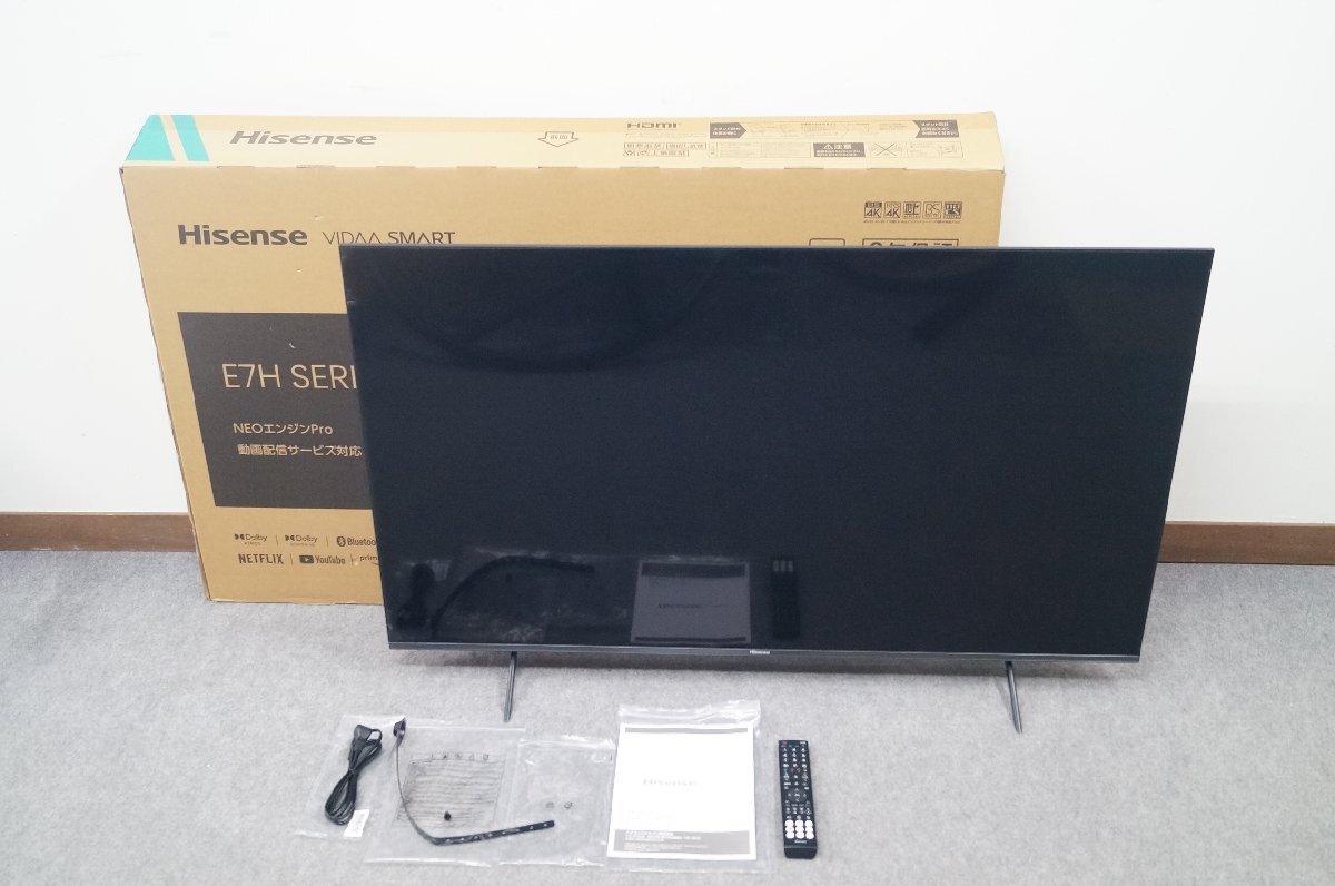 良品 Hisense 55E7H 55インチ 4K液晶テレビ 2023年製 元箱付 E7Hシリーズ YouTube対応(液晶)｜売買されたオークション情報、yahooの商品情報をアーカイブ公開 ...