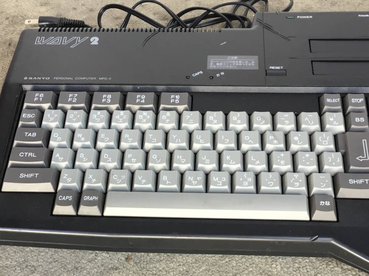 SANYO サンヨー MPC-2 MSX WAVY2 パーソナルコンピューター本体 ジャンク品(テレビゲーム)｜売買されたオークション情報、yahooの商品情報をアーカイブ公開 ...