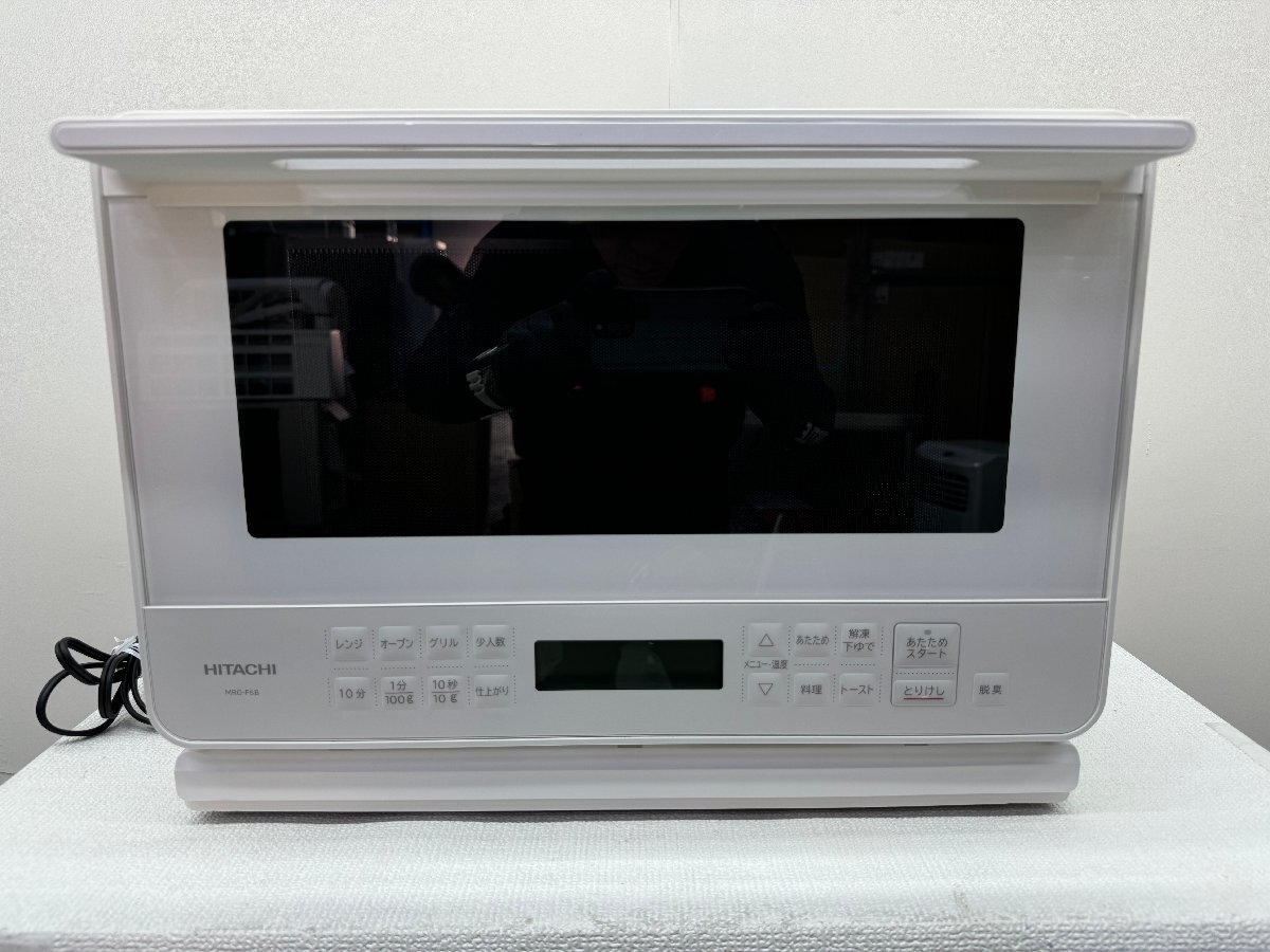 Yahoo!オークション - 【美品】大阪発 日立 オーブンレンジ MRO-F6B 20...