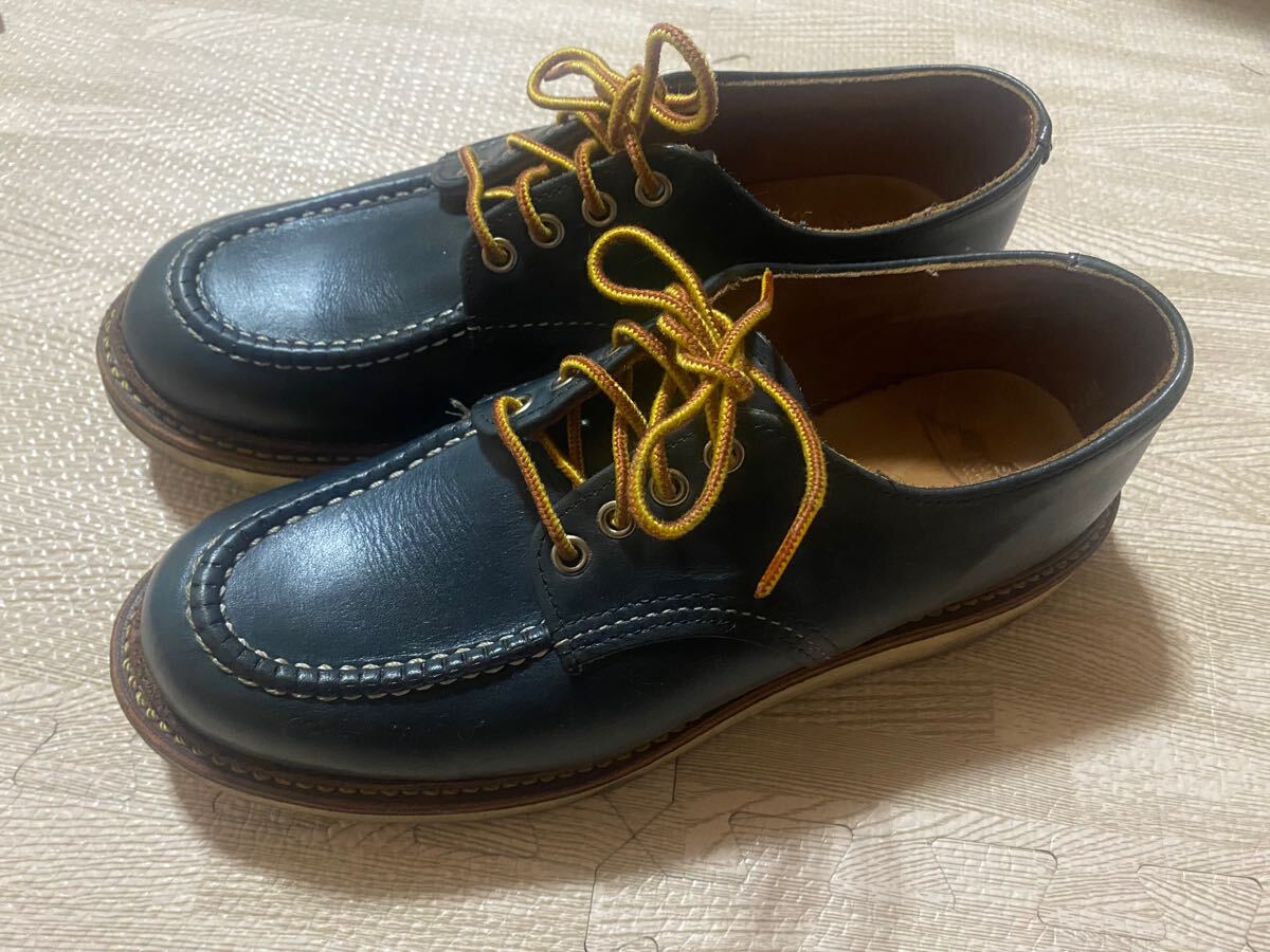 REDWING レッドウィング 8100 オックスフォード インディゴ ネイビー 青 ブルー 短靴 ローカット ブーツ(8.5インチ)｜売買されたオークション情報、yahooの商品情報を ...