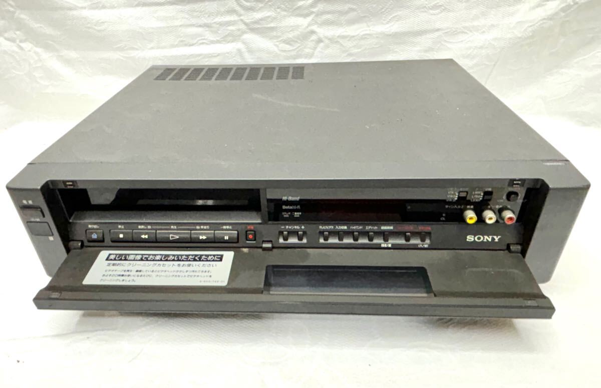 Yahoo!オークション - 1円〜 SONY Betamax SL-200D 98年製 RM-78 セッ...