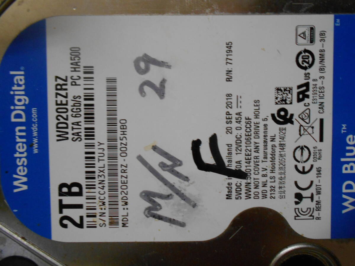 Yahoo!オークション - WD20EZRZ-00Z5HB0 2TB