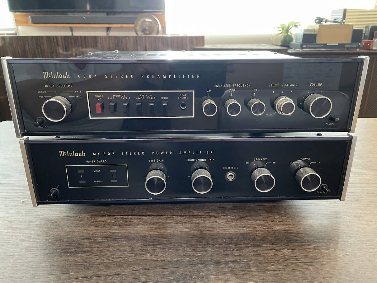 Yahoo!オークション - McIntosh C504＋MC502のセット