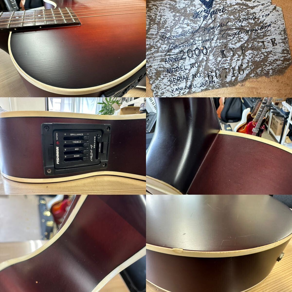 Yahoo!オークション - K.Yairi KYF-1E ヤイリ エレアコ ハードケース付き