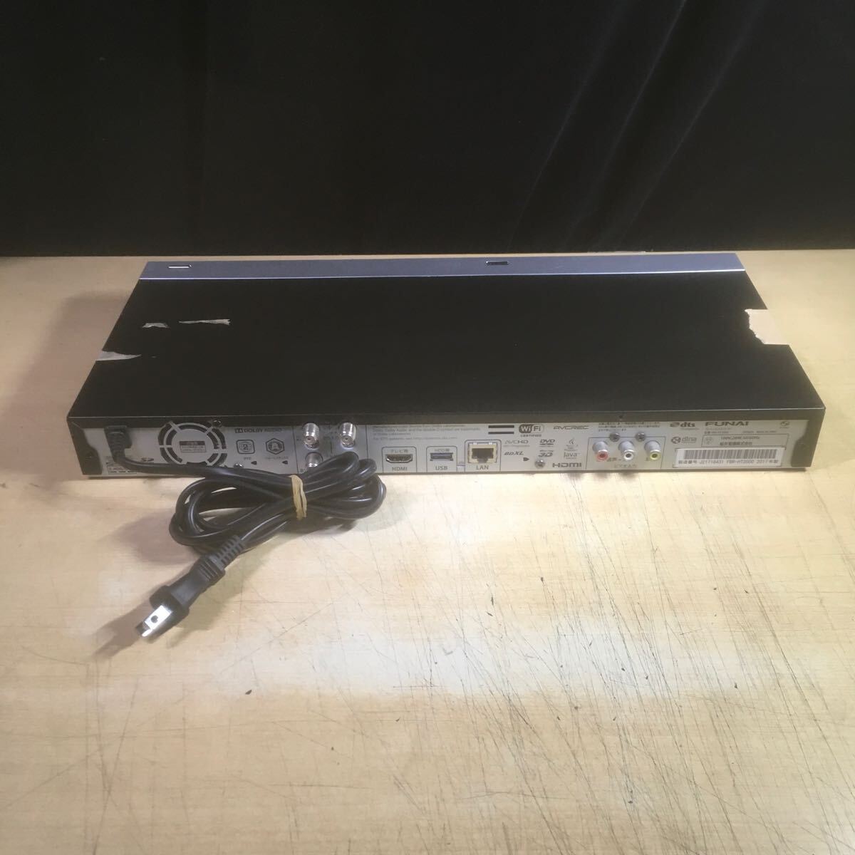 Yahoo!オークション - (101160F) 2017年製 FUNAI FBR-HT2000 ブルーレ...