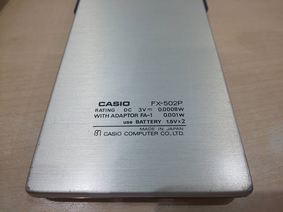 Yahoo!オークション - 61355 現状品 CASIO カシオ プログラミング関数...