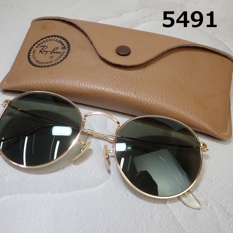 Yahoo!オークション - AC-5491 レイバン サングラス ラウンドメタル 2...