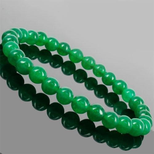 Yahoo!オークション - グリーンジェイド ブレスレット 8mm〔BE2-29-8m1...