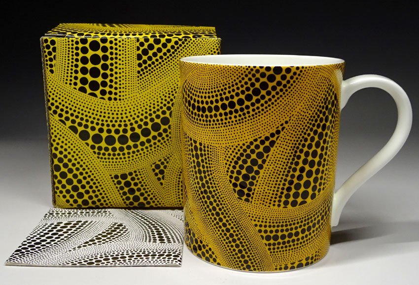 Yahoo!オークション - 緑屋c 草間彌生 黄樹 マグカップ 箱付 i9/9-6513...