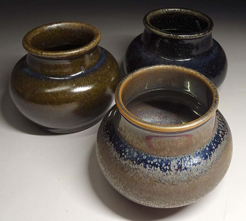 Yahoo!オークション - 緑屋s 貴和皓山 曜変天目 壺 3点 貴和曜変 i9/9-...