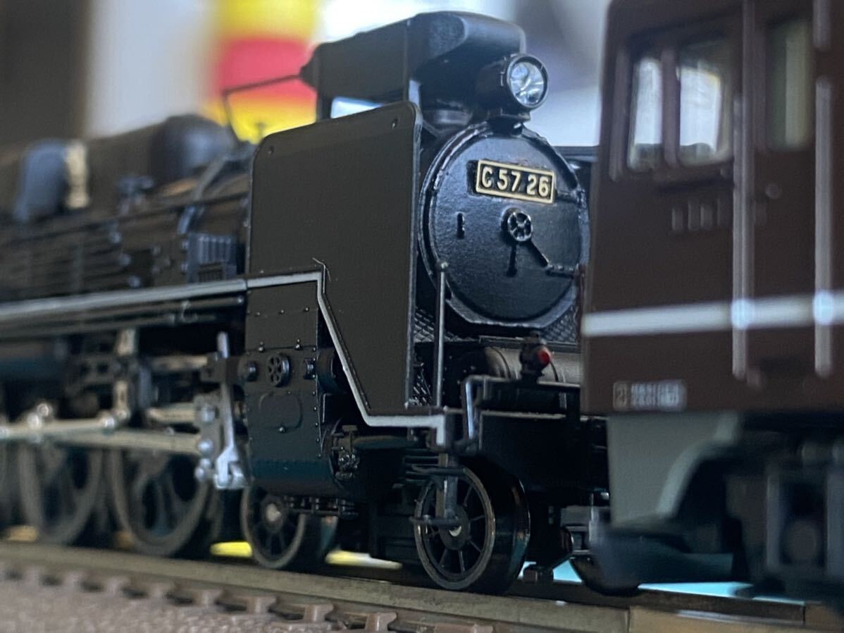 Yahoo!オークション - 【前方連結器使用可】C57 26号機 鷹取工場式集煙...
