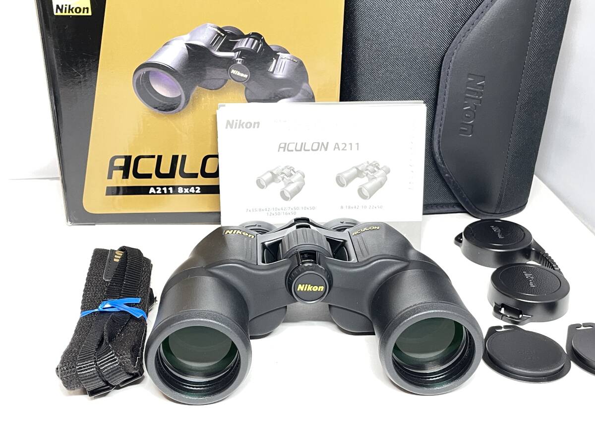 Yahoo!オークション - 元箱付き ニコン ACULON A211 8×42 8° 双眼鏡