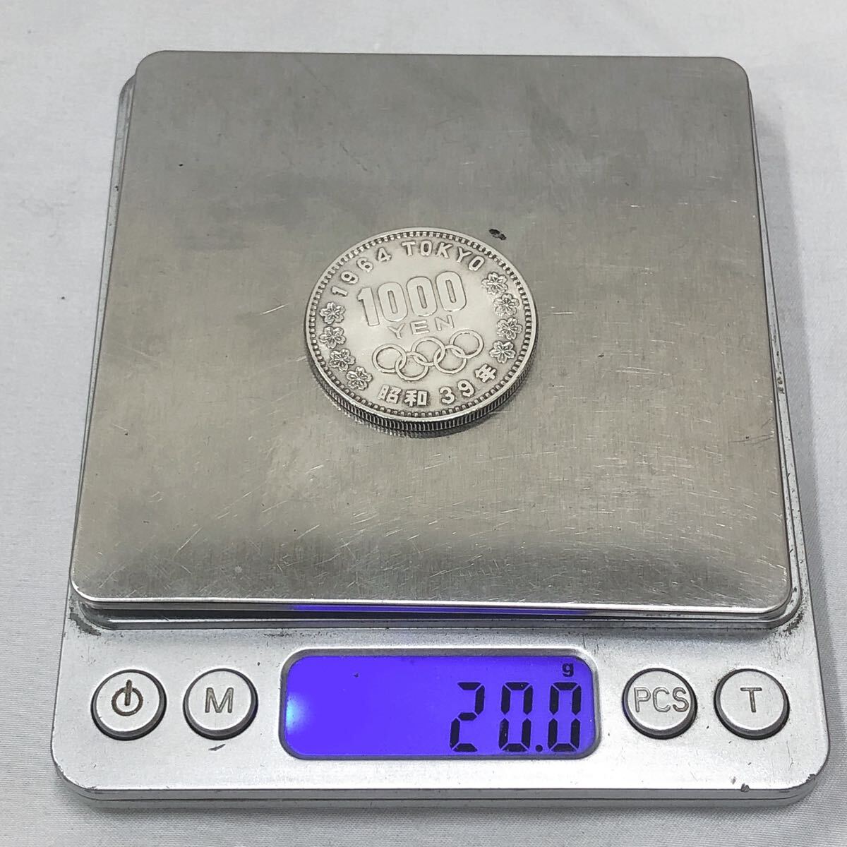 Yahoo!オークション - 東京オリンピック 1000円銀貨 1964年 昭和39年 ...