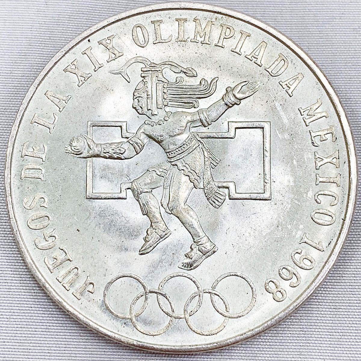 4 メキシコオリンピック 記念銀貨 25ペソ銀貨 1968年 22.47g インディアン/大鷲 海外硬貨 通貨 シルバーコイン 古銭 R店0921(北アメリカ)｜売買されたオークション情報 ...