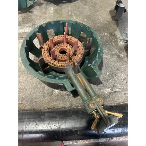 Yahoo!オークション - 鋳物コンロ 2重 タチバナ製作所 TS-210 プロパン...