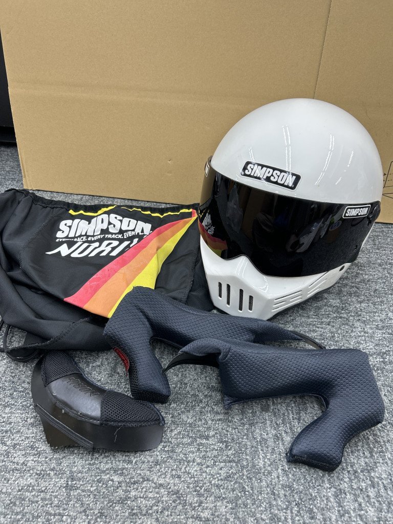 Yahoo!オークション - 【135774】ヘルメット SIMPSON シンプソン M30 ...