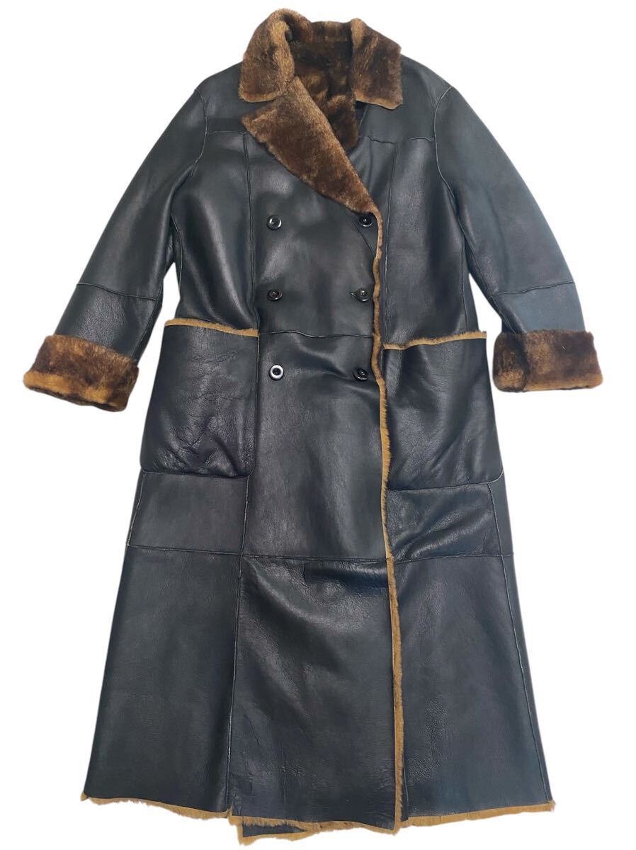 GIORGIO ARMANI ラムレザー 羊革 ロングコート メンズ サイズ50 肌ざわり柔らか ジョルジオアルマーニ(コート)｜売買されたオークション情報、yahooの商品情報をアーカイブ ...