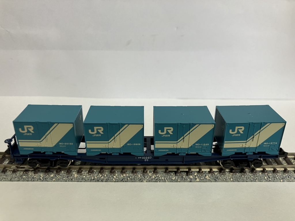 Yahoo!オークション - TOMIX コキ10000形 貨車番号コキ10287 TOMIX JR...