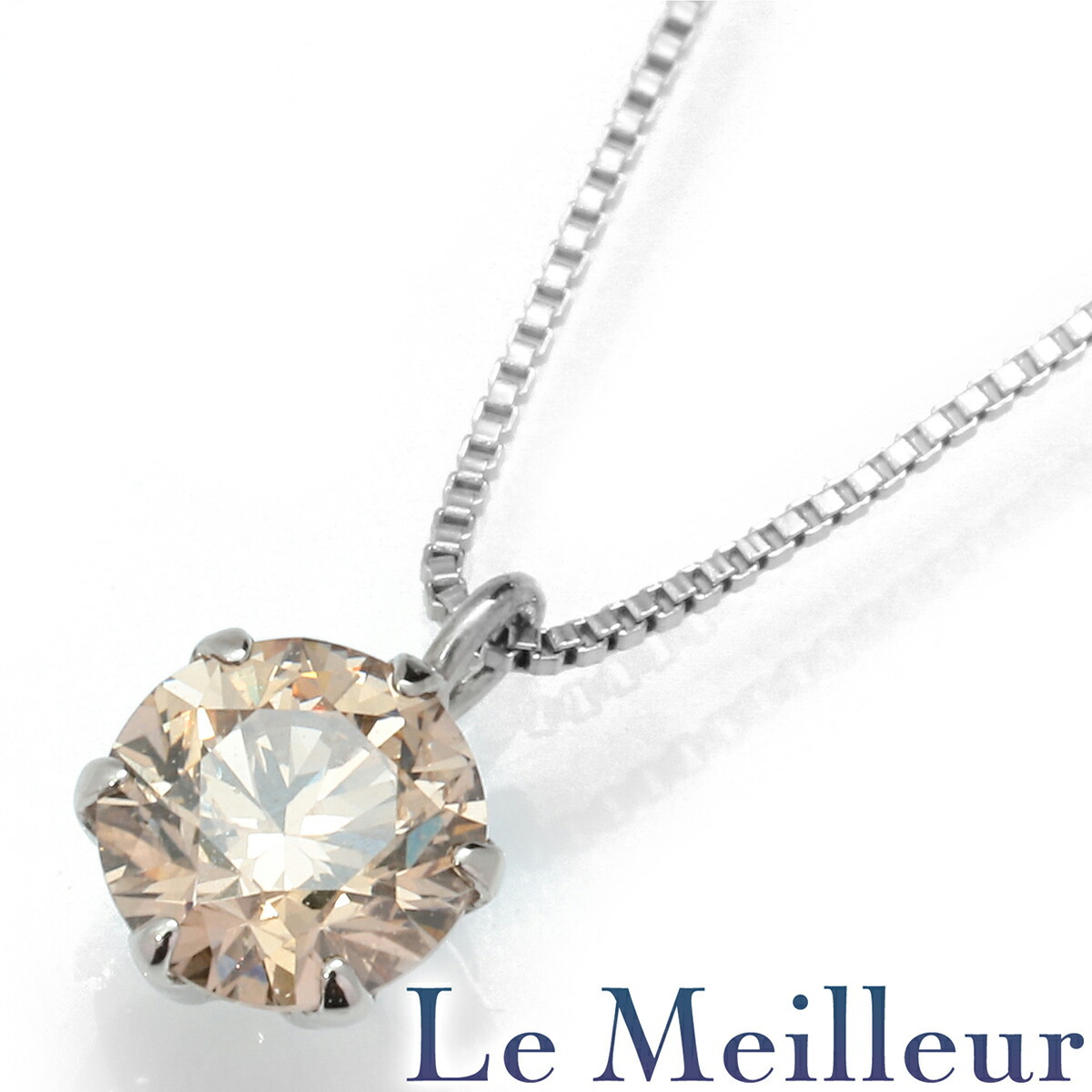 Yahoo!オークション - ペンダントネックレス 1P ダイヤモンド 0.3ct Pt...