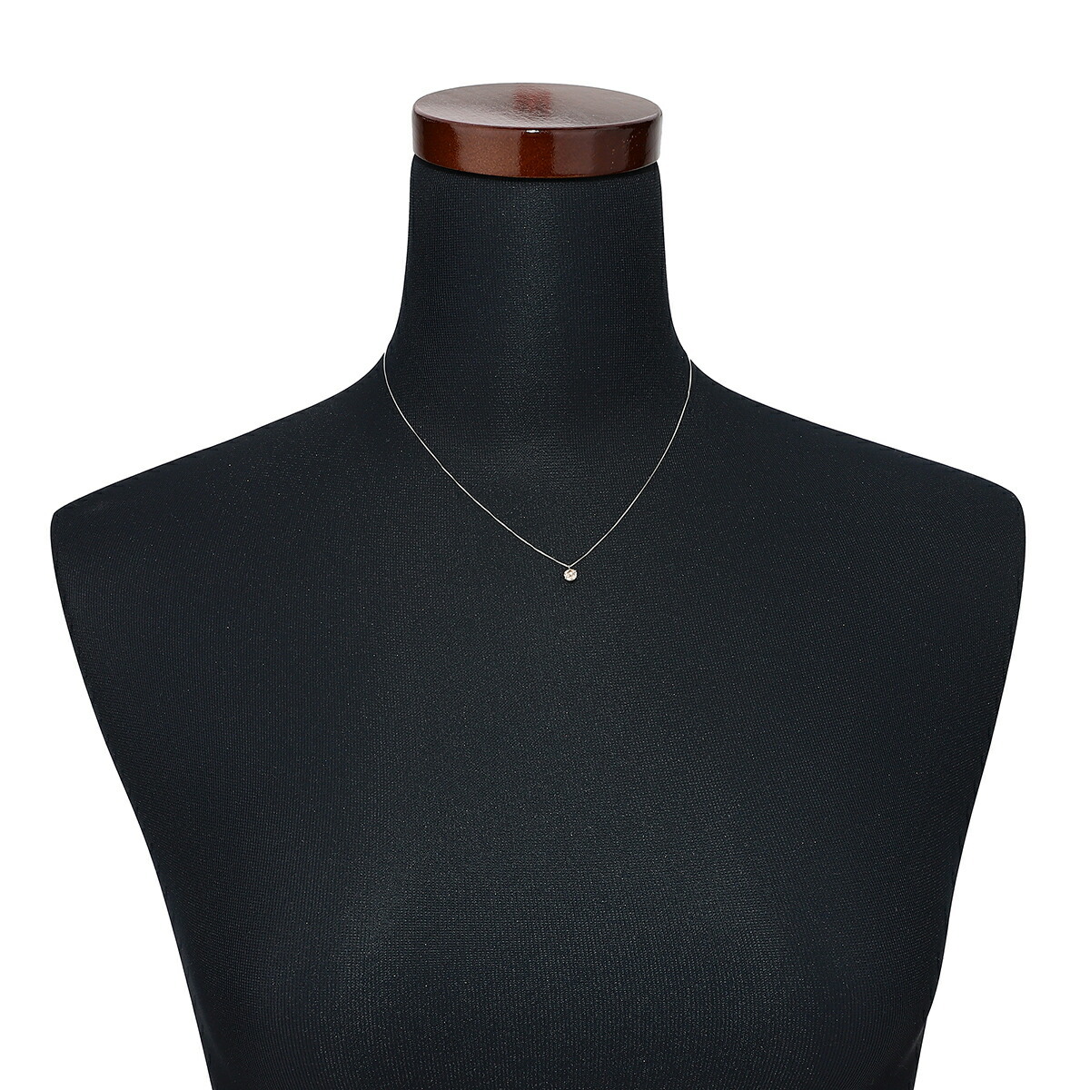 Yahoo!オークション - ペンダントネックレス 1P ダイヤモンド 0.3ct Pt...