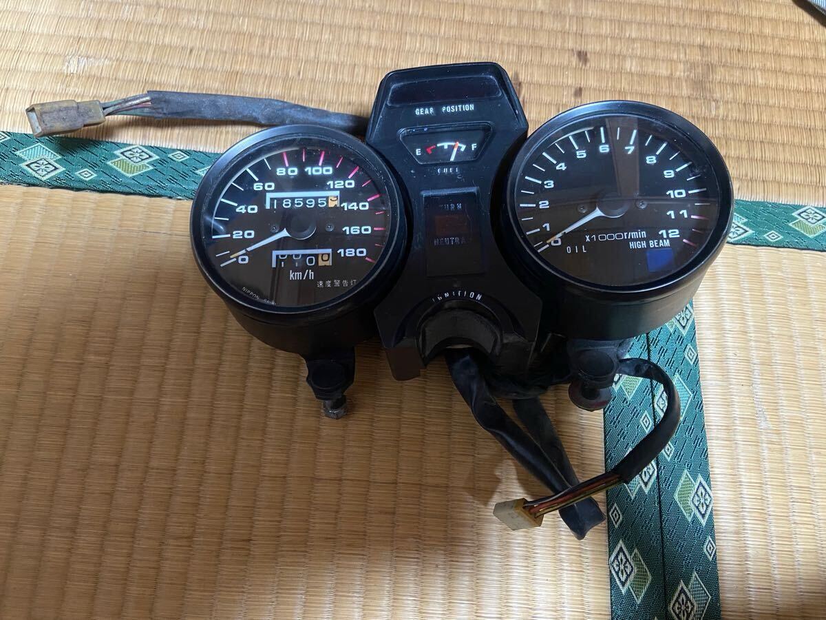 Yahoo!オークション - 希少 GSX400FS インパルス 純正メーター 部品取...