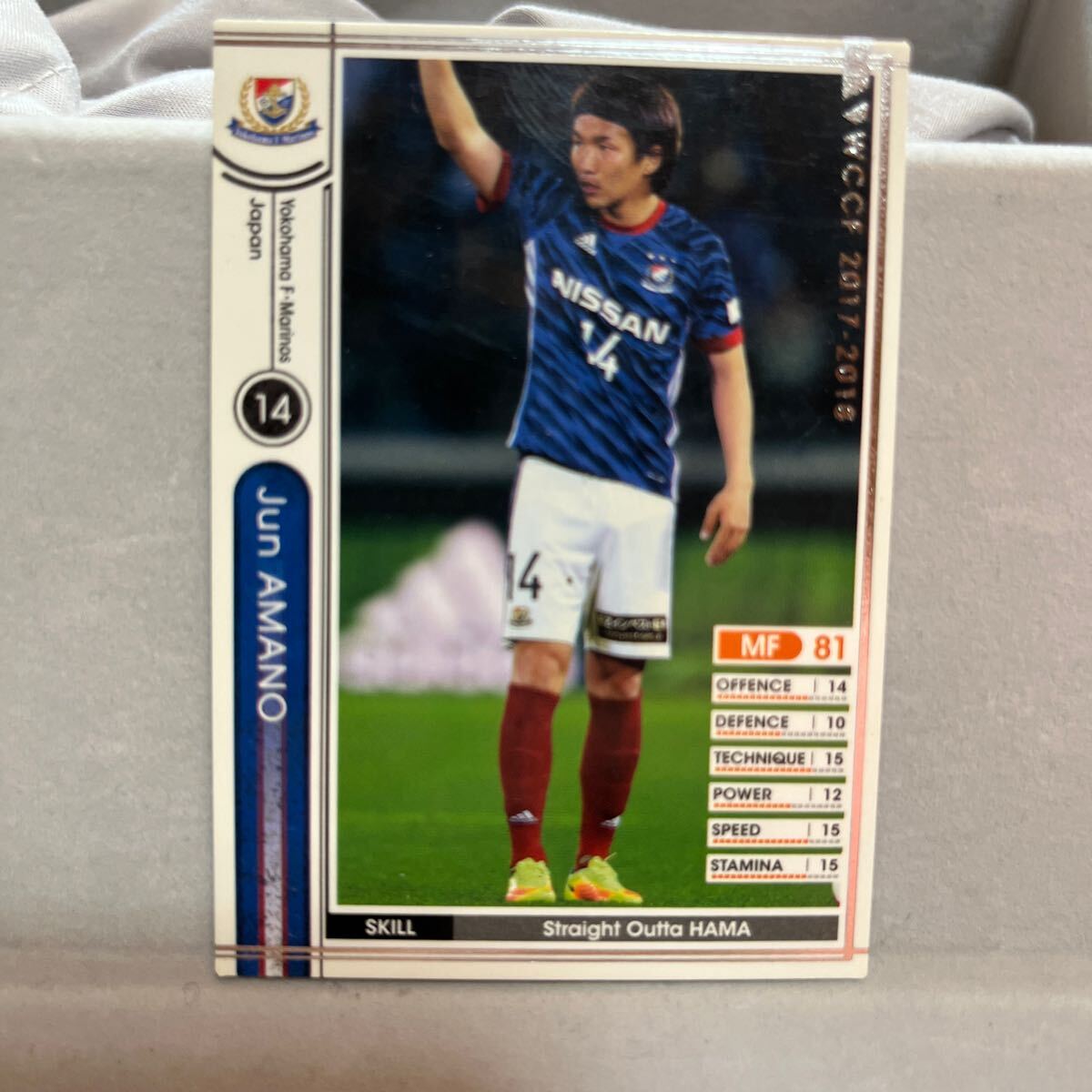 Yahoo!オークション - WCCF 17-18 J17-2 71 ジュン・アマノ footista P...