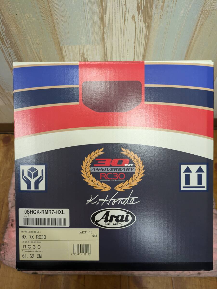 Yahoo!オークション - ARAI RX-7X RC30 XLサイズ 61 62cm 新品
