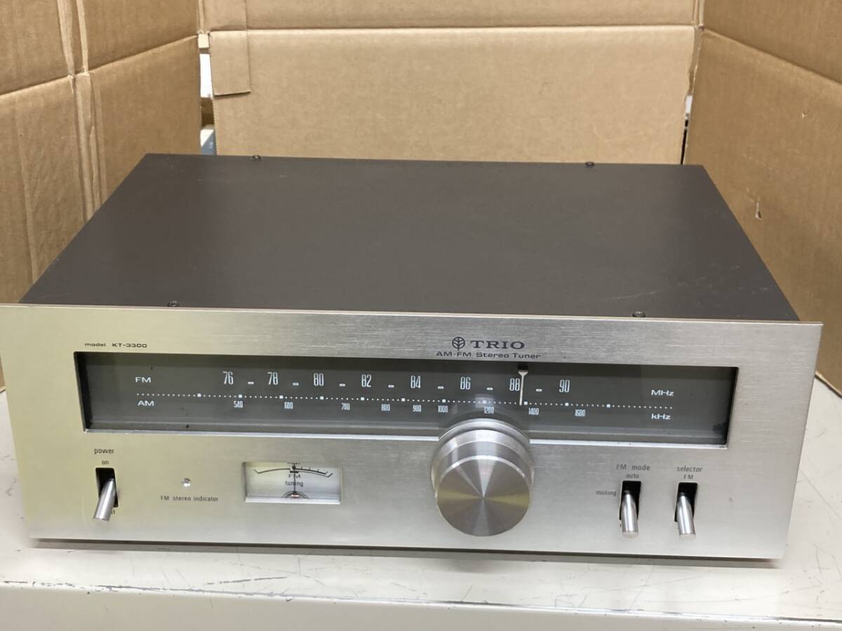 Yahoo!オークション - TRIO AM/FM ステレオチューナー KT-3300 中古/...