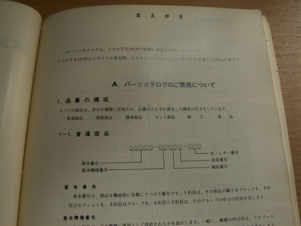 Yahoo!オークション - TS185 ハスラー185 パーツリスト 当時物 D208 希...