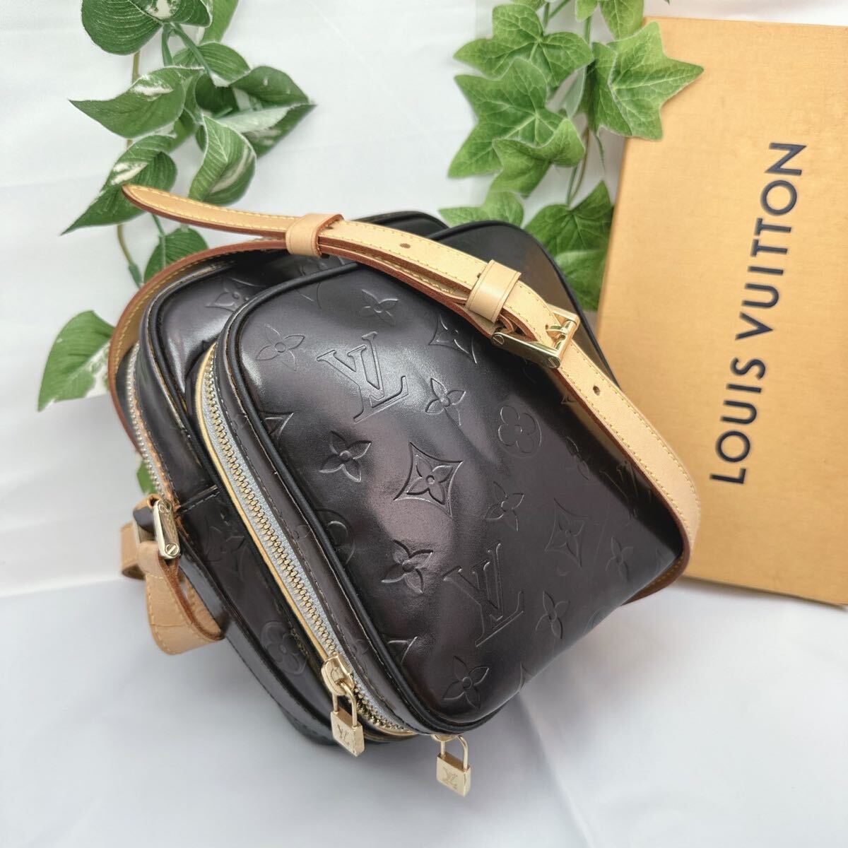 Yahoo!オークション - n557 1円 LOUIS VUITTON ルイヴィトン ヴェルニ ...