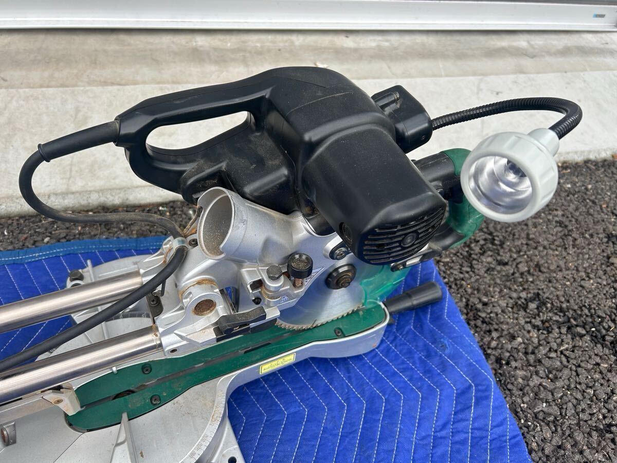 Yahoo!オークション - スライド丸ノコ C7FSH2 100V 190mm 完動品 HITAC...