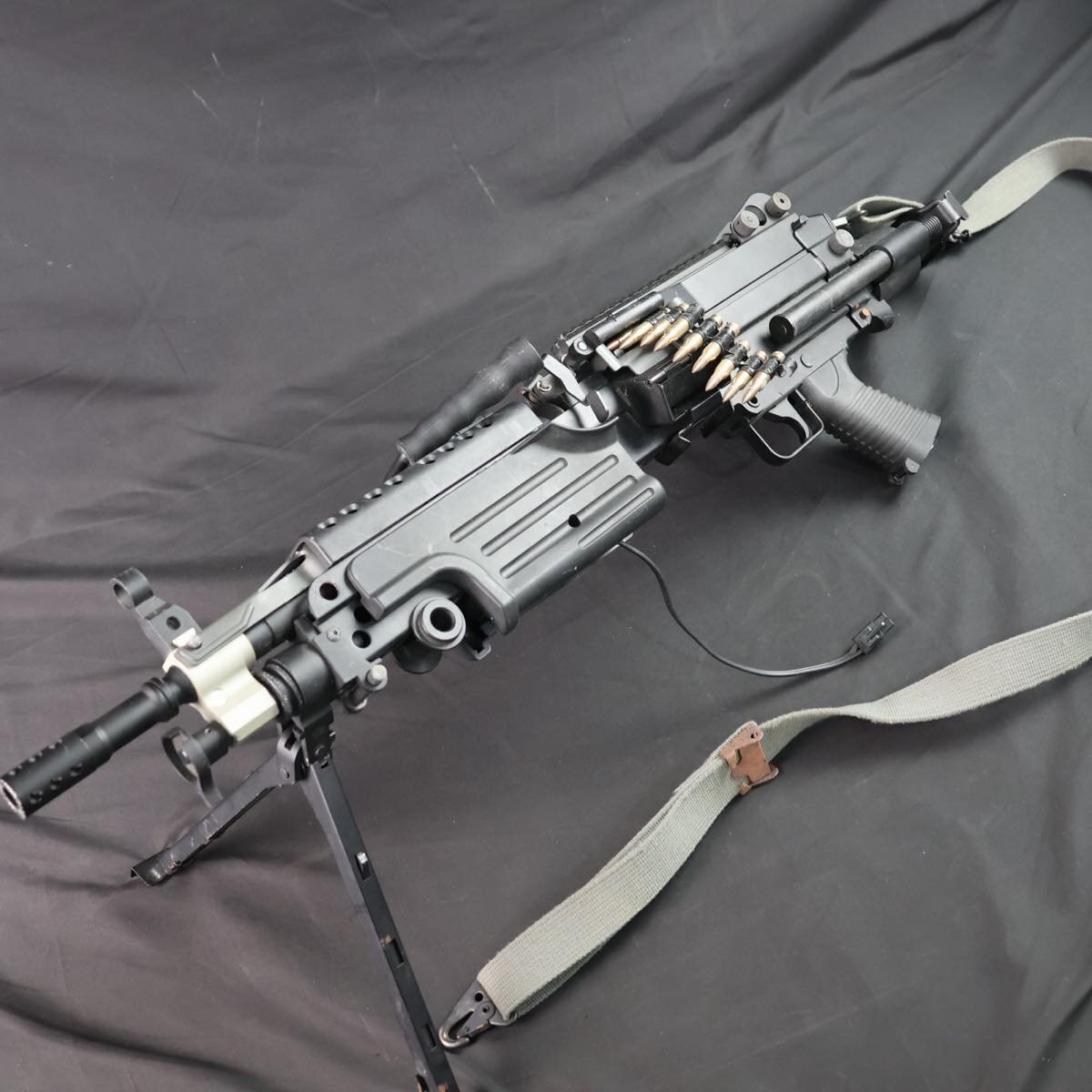 Yahoo!オークション - A&K M249 ミニミ MINIMI PARA 空挺 電動ガン #12...