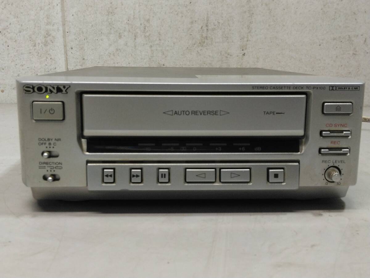 Yahoo!オークション - SONY TC-PX100 STEREO CASSETTE DECK カセット...